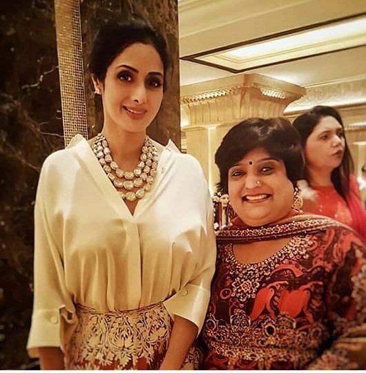 Sridevi: Sridevi with fans