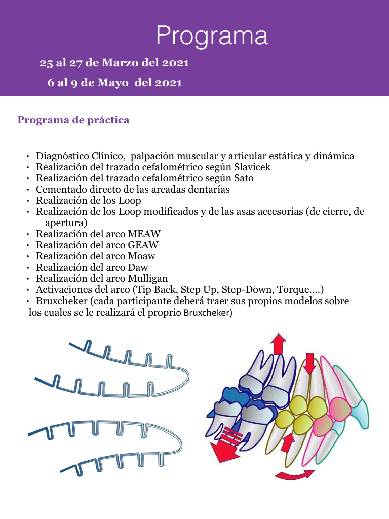 IV Curso Teórico-Práctico Ortodoncia de las funciones: Tratamiento de ...