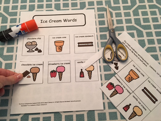 Autism Tank: Ice Cream Unit for ESY, Summer School, or Home