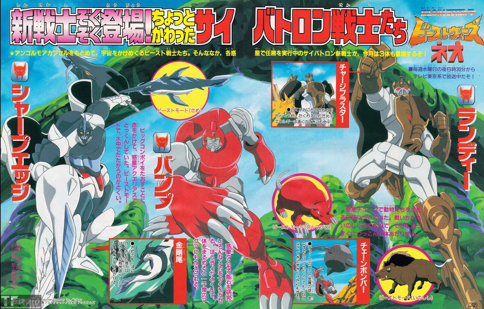 Beast Wars Neo Magazine Scans