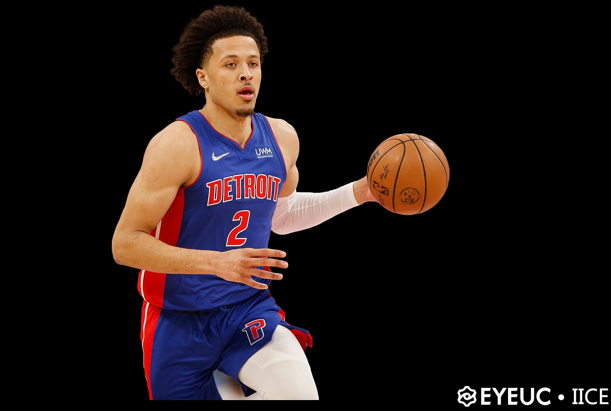 NBA 2K22 Cade Cunningham Detroit Pistons Full Body Portrait by IICE