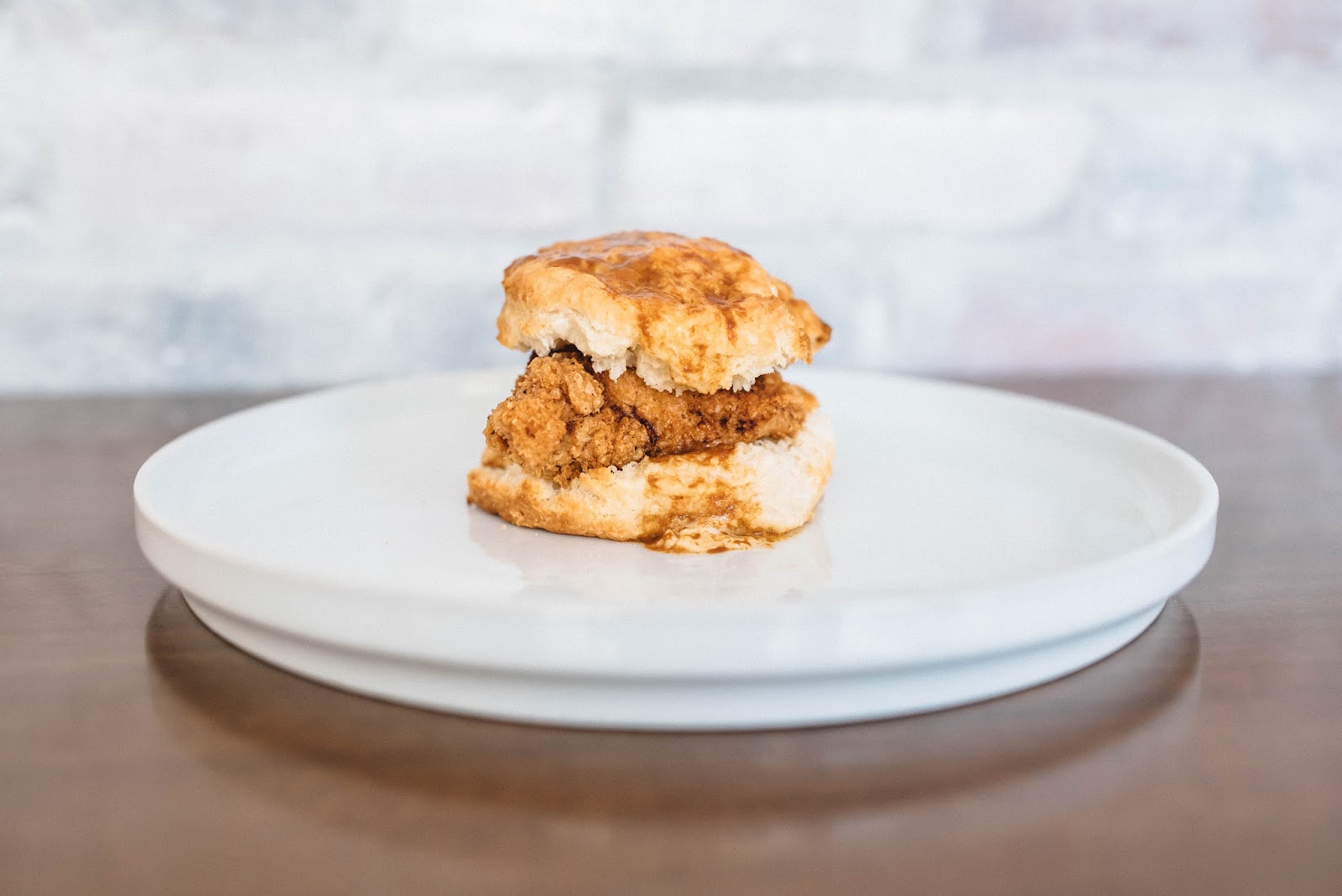 Bite and Booze: Jay D's Bites: Chicken Biscuit with Molasses Mustard Butter