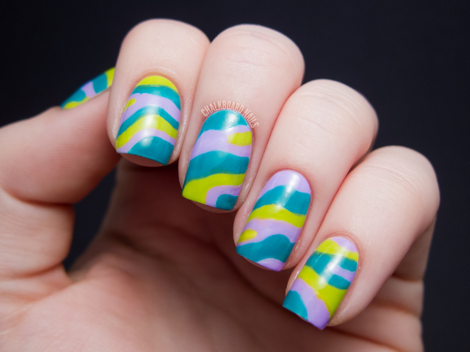 LaBarbara Conrad's Pants Print Nail Art | Chalkboard Nails | Phoenix ...