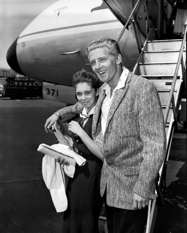 Vintage Pics of Jerry Lee Lewis With His New Wife Myra Gale Brown at ...