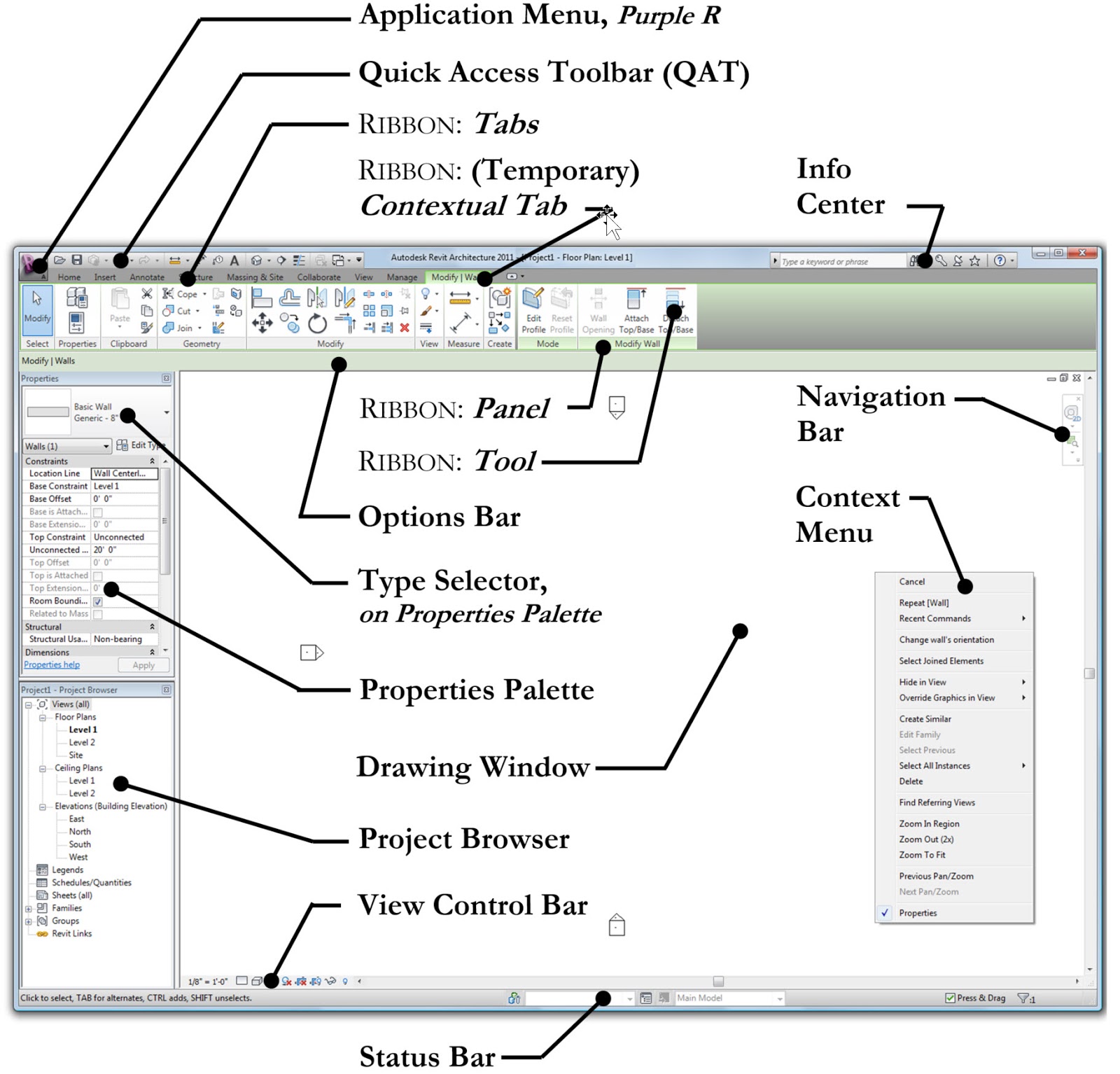 BIM Chapters: A look back at the Revit User Interface