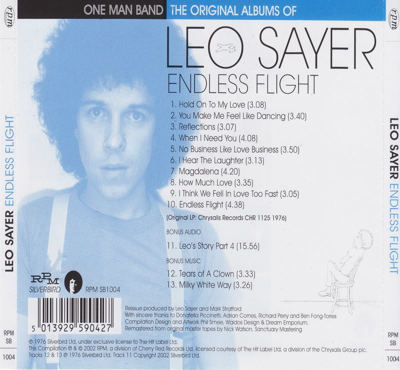 ENTRE MUSICA: LEO SAYER - Endless flight ( 1976)