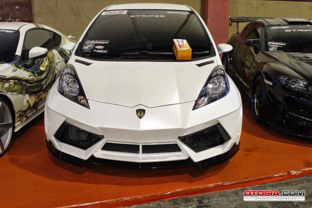 Like the Honda Jazz Modification Lambo Face - Mycarzilla