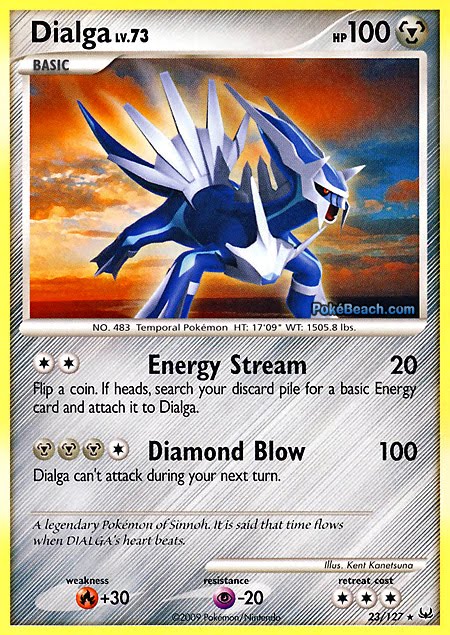 Pokemon Card of the Day: Dialga (Platinum 23/127) | PrimetimePokemon's Blog