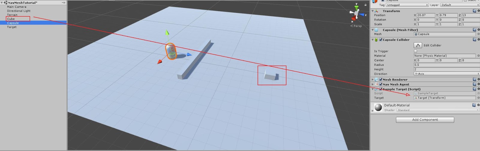 簡單學程式: [Unity] 利用NavMesh 及 Nav Mesh Agent 實現導航功能