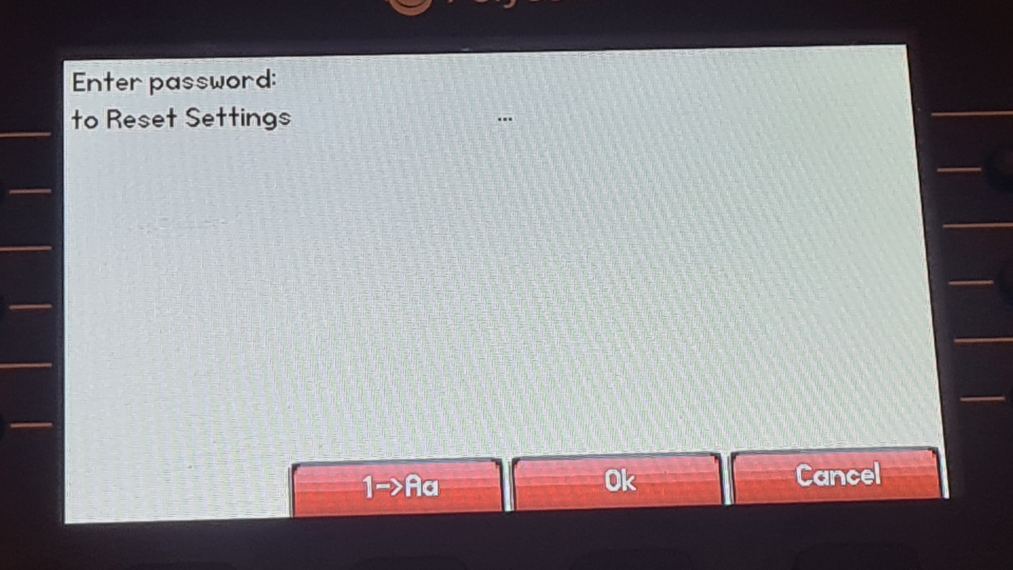 Marrold's Blog: Factory Reseting a Polycom VVX 450