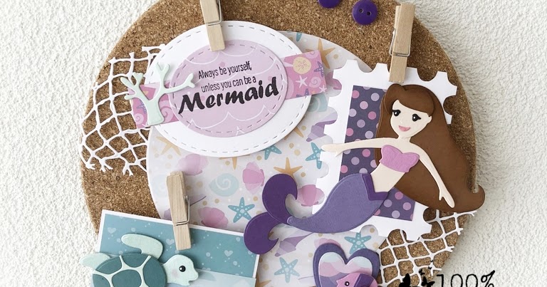 Mermaid bulletin board