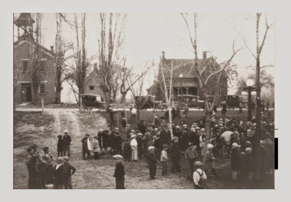 Payson Historical Society: Park Bandstand Looking West---Photo of the Day