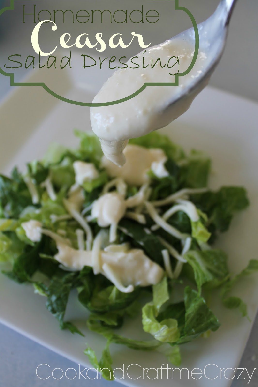 Cook And Craft Me Crazy Homemade Cesar Salad Dressing