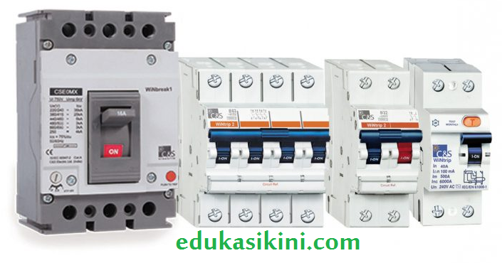 Perbedaan antara MCB, MCCB, RCCB, ELCB - EDUKASIKINI.COM