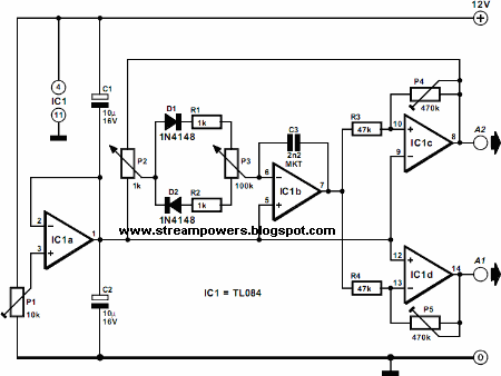 A Simple Function Generator | Electronic Circuits Diagram
