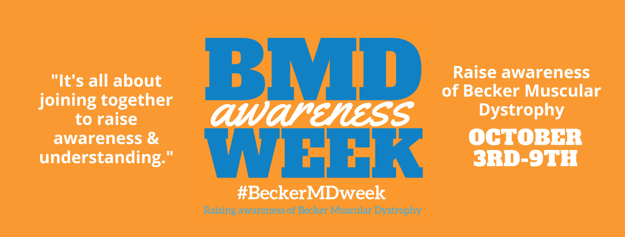 Becker's Muscular Dystrophy Awareness Week: Great ways you can get ...