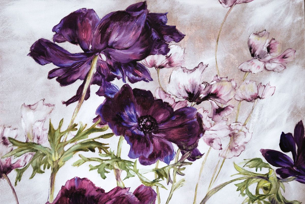 Claire Basler, 1960 | Abstract Flowers painter | Tutt'Art@ | Masterpieces