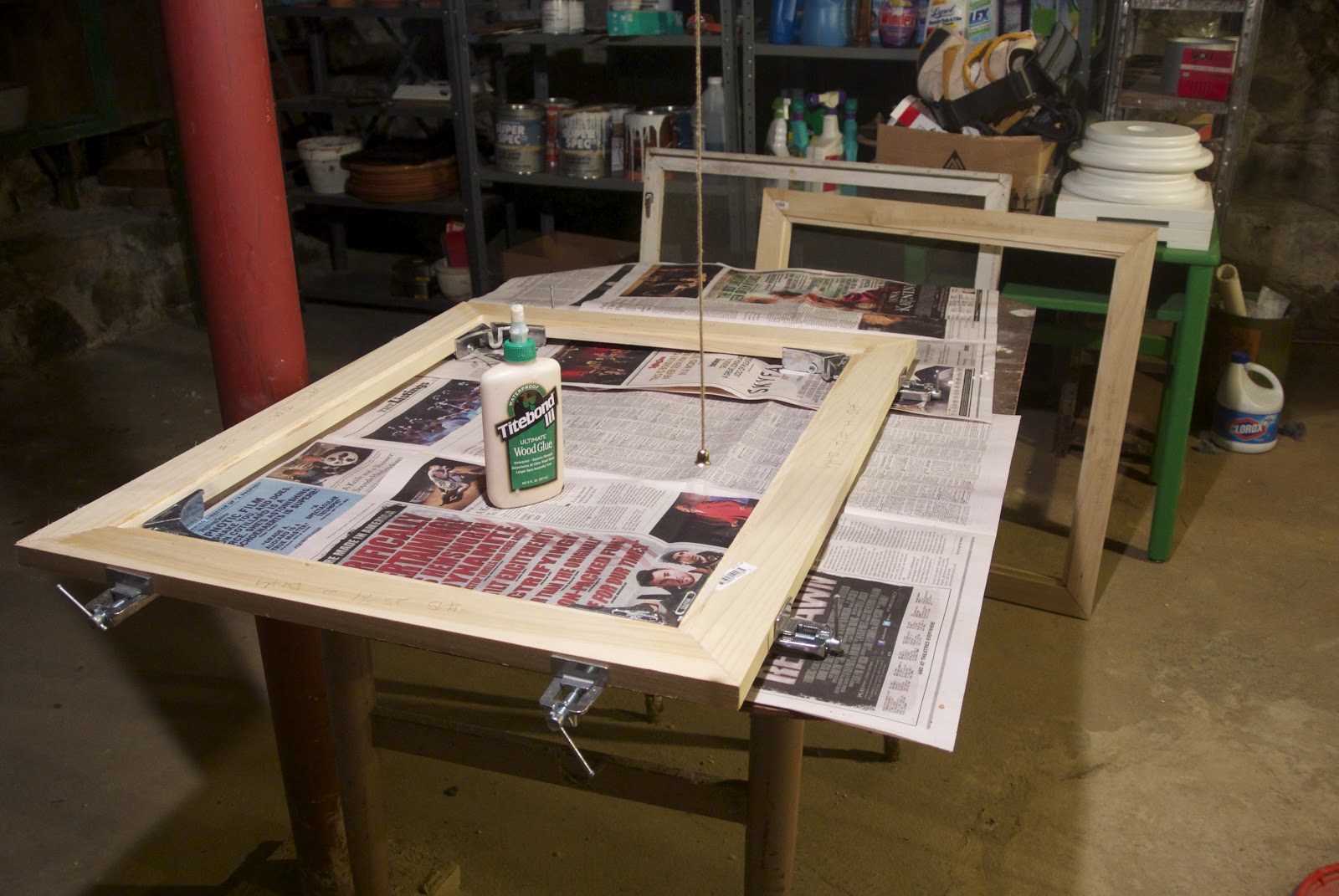 Life at Pugsley: How to make wood window screens 6: Securing the Miter ...