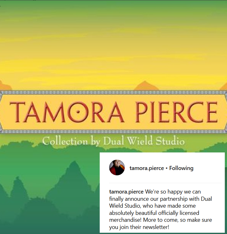 Now Available: Official Tamora Pierce Merchandise