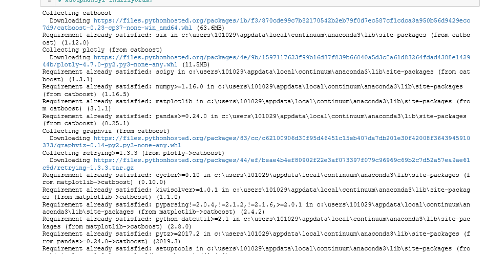 Python - CatBoost (Regresyon)