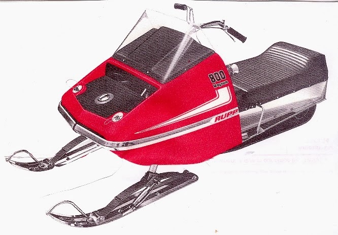 CLASSIC SNOWMOBILES OF THE PAST: 1971 RUPP MAGNUMS