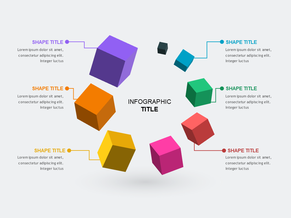 Particle Cube Array PowerPoint Templates - PowerPoint Free