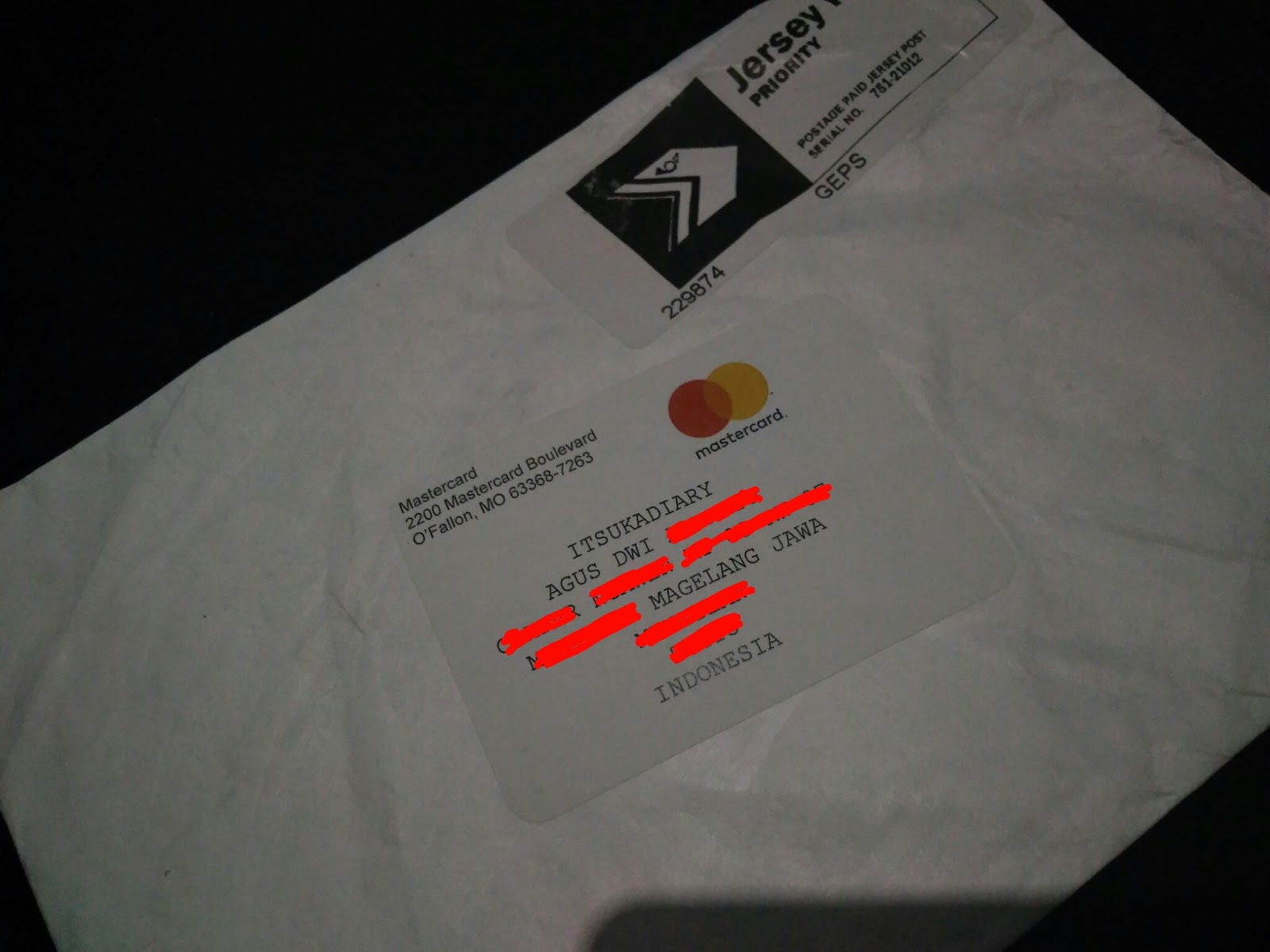 Cara Order Sticker Mastercard dan Visa Gratis - SainsKomputer