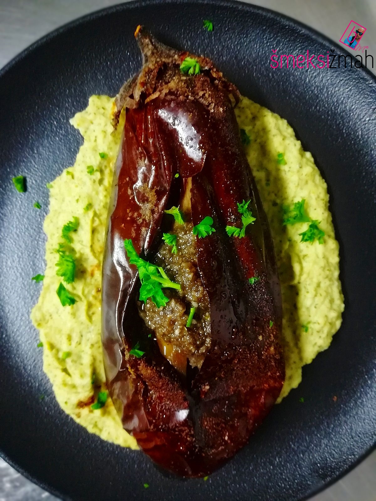 Pečen jajčevec s pestom | BLAŽ KUHA - kuharski blog