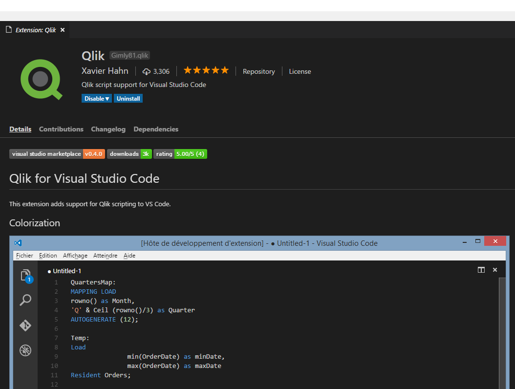 QlikView Addict: Working with Qlik script in VSCode