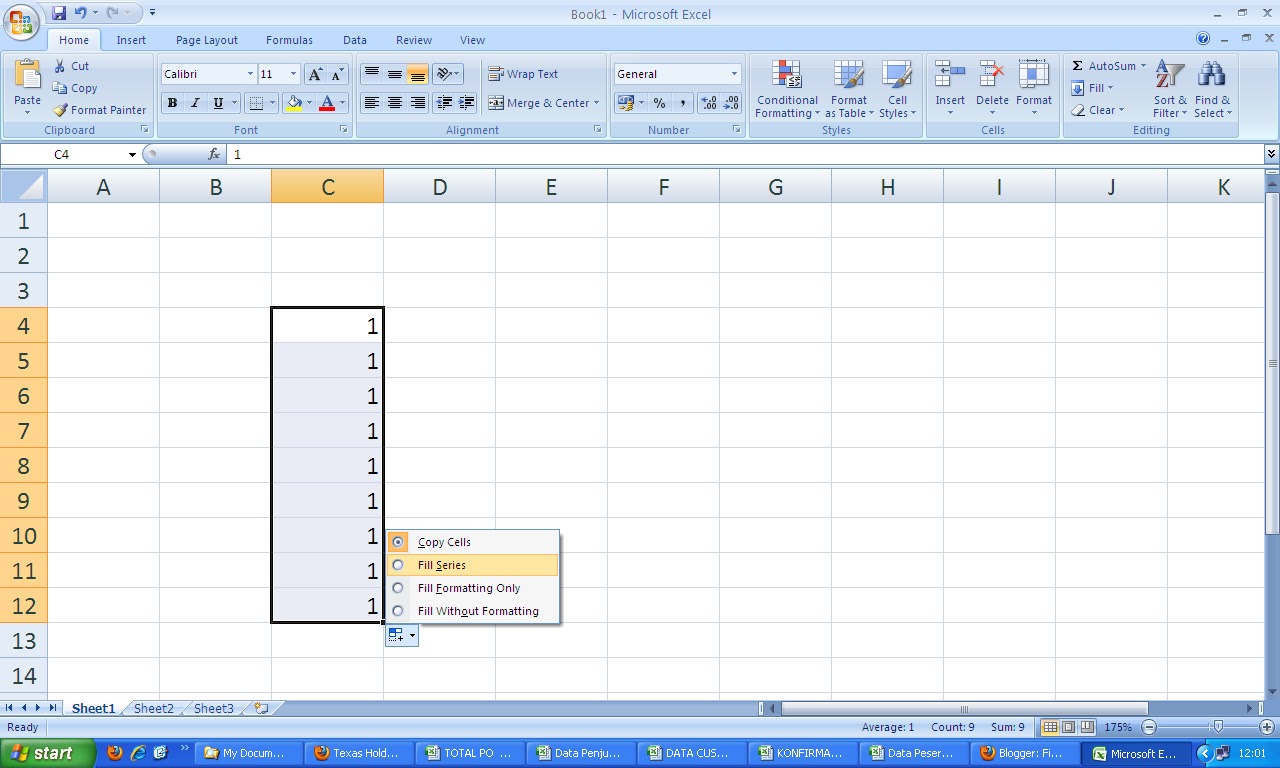 Cara Mudah Membuat Urutan Angka di Excel ~ Find What You Need