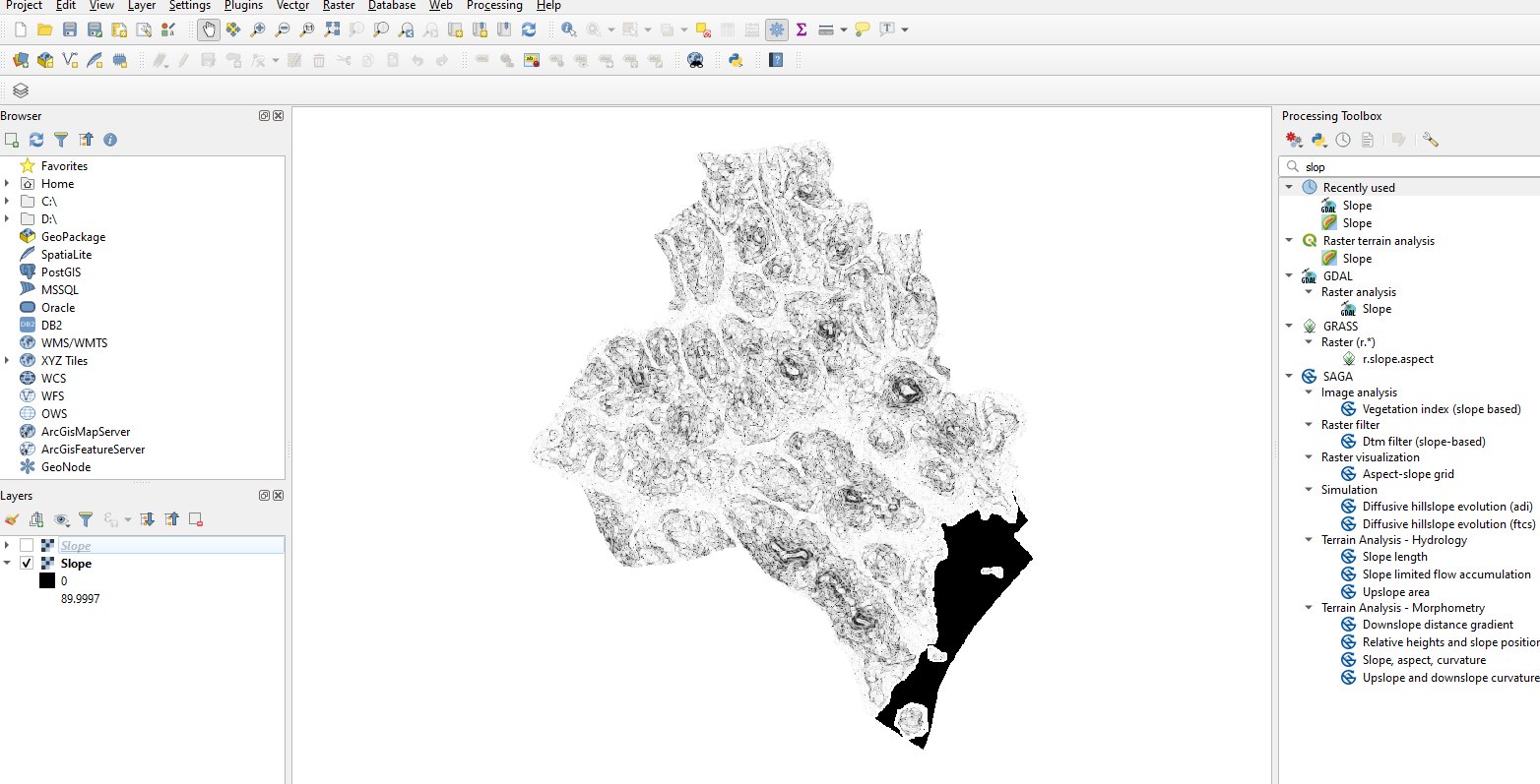 Creating a Slope Map in Qgis [Tutorial]