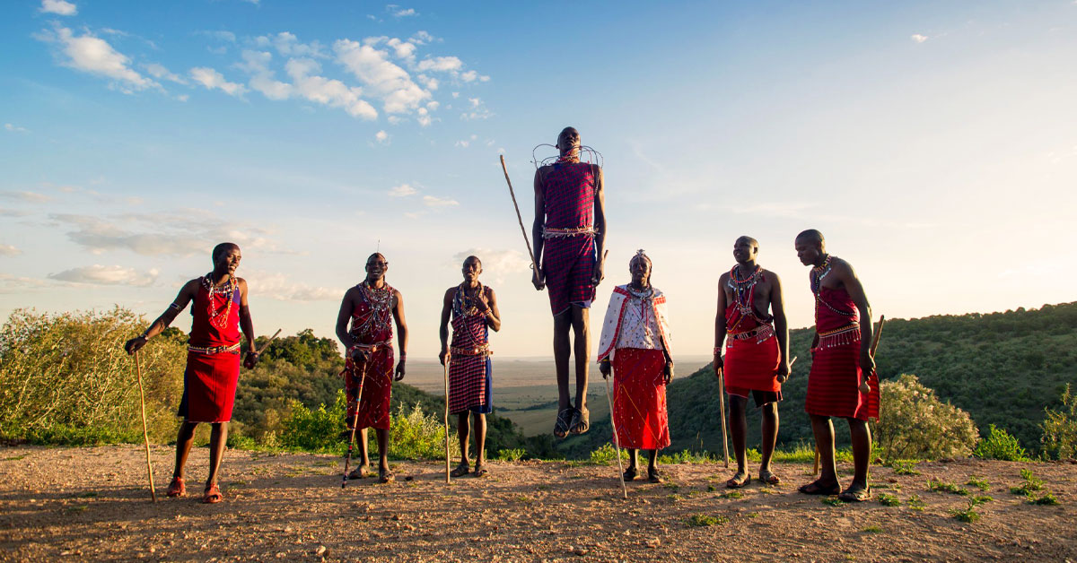 The Life of the Maasai People, a Kenyan Tribe in East Africa