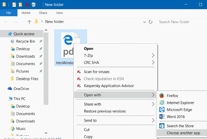 Windows 10: How to Change the Default PDF Reader | Information