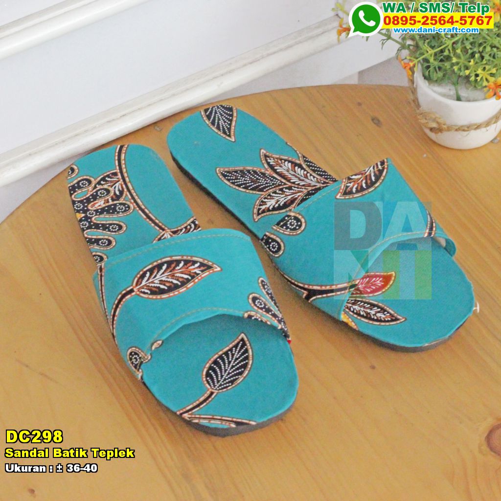 Sandal Batik Teplek | Souvenir Pernikahan