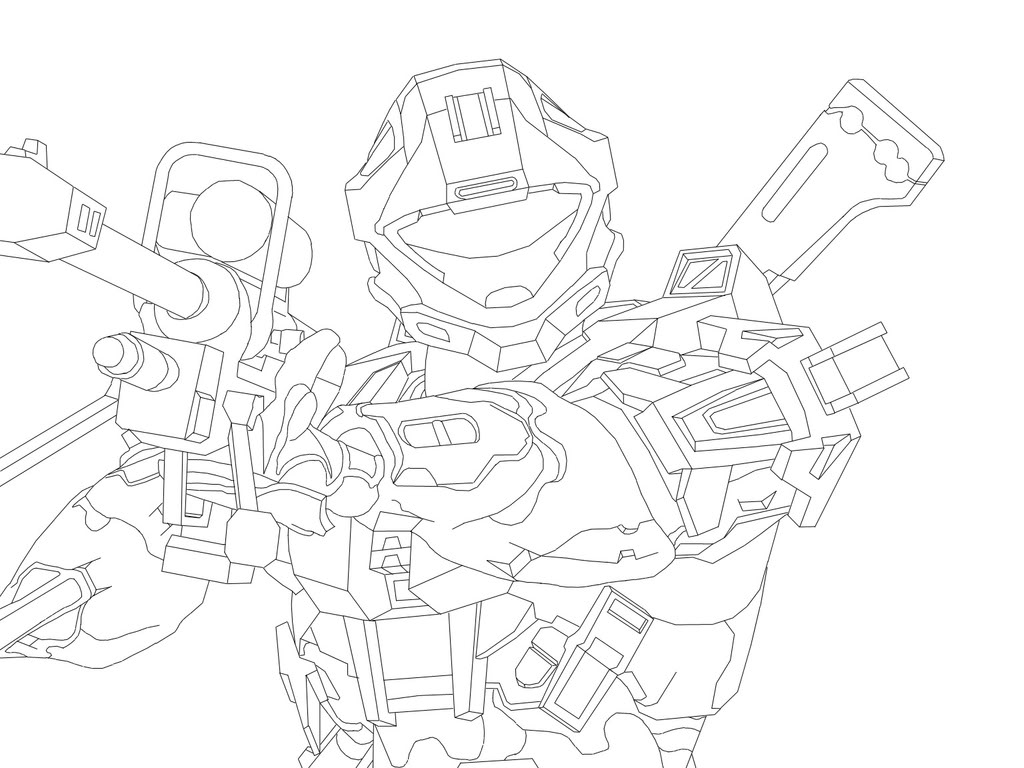 Halo Coloring Pages ~ Coloring Pages
