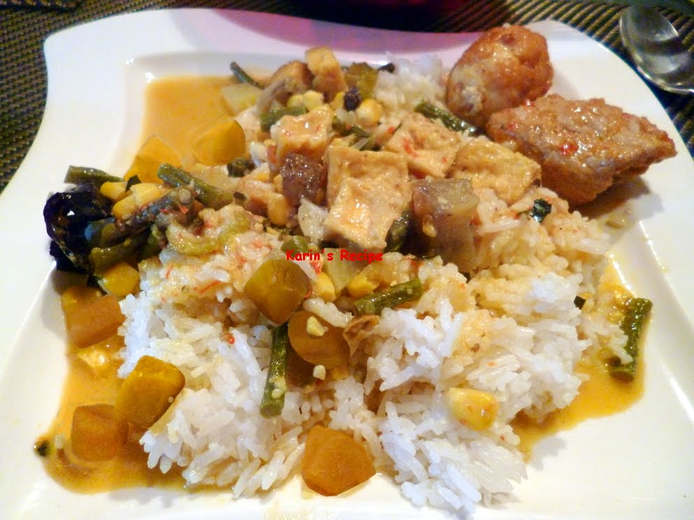Karin's Recipe: Sayur Labu Kuning Kuah Santan (Stewed Yellow Squash in ...