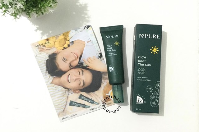 Review Sunscreen Npure CICA Beat The Sun - Andayani Rhani
