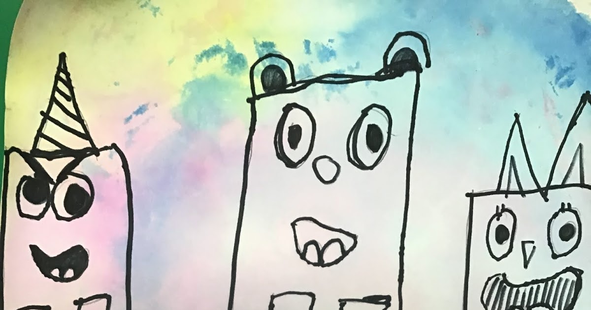 Art With Mr. E: Rizzi Buildings With Aluminum Foil Transfer Print