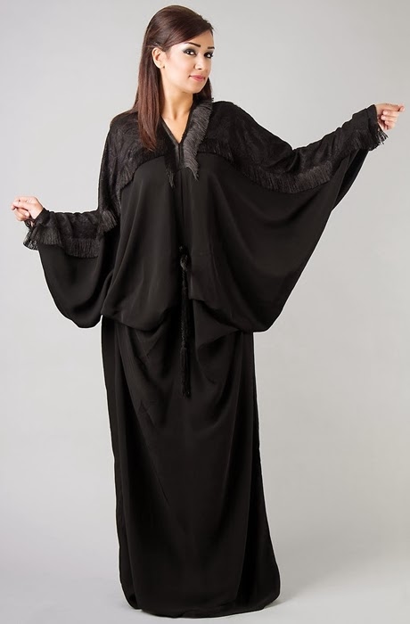 Fancy Abaya from UAE | Dubai Abaya Designs for 2014-15 | New Emirate ...