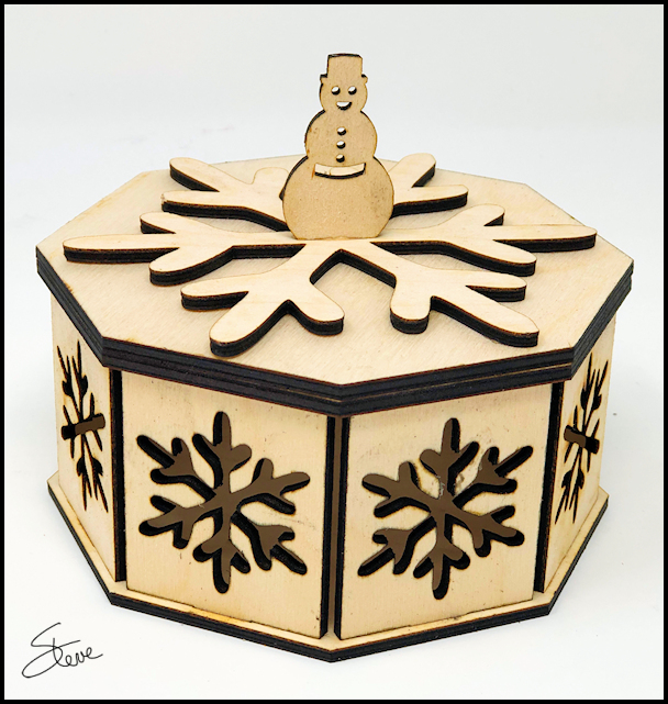 Scrollsaw Workshop: Snowflake Box Scroll Saw Pattern.