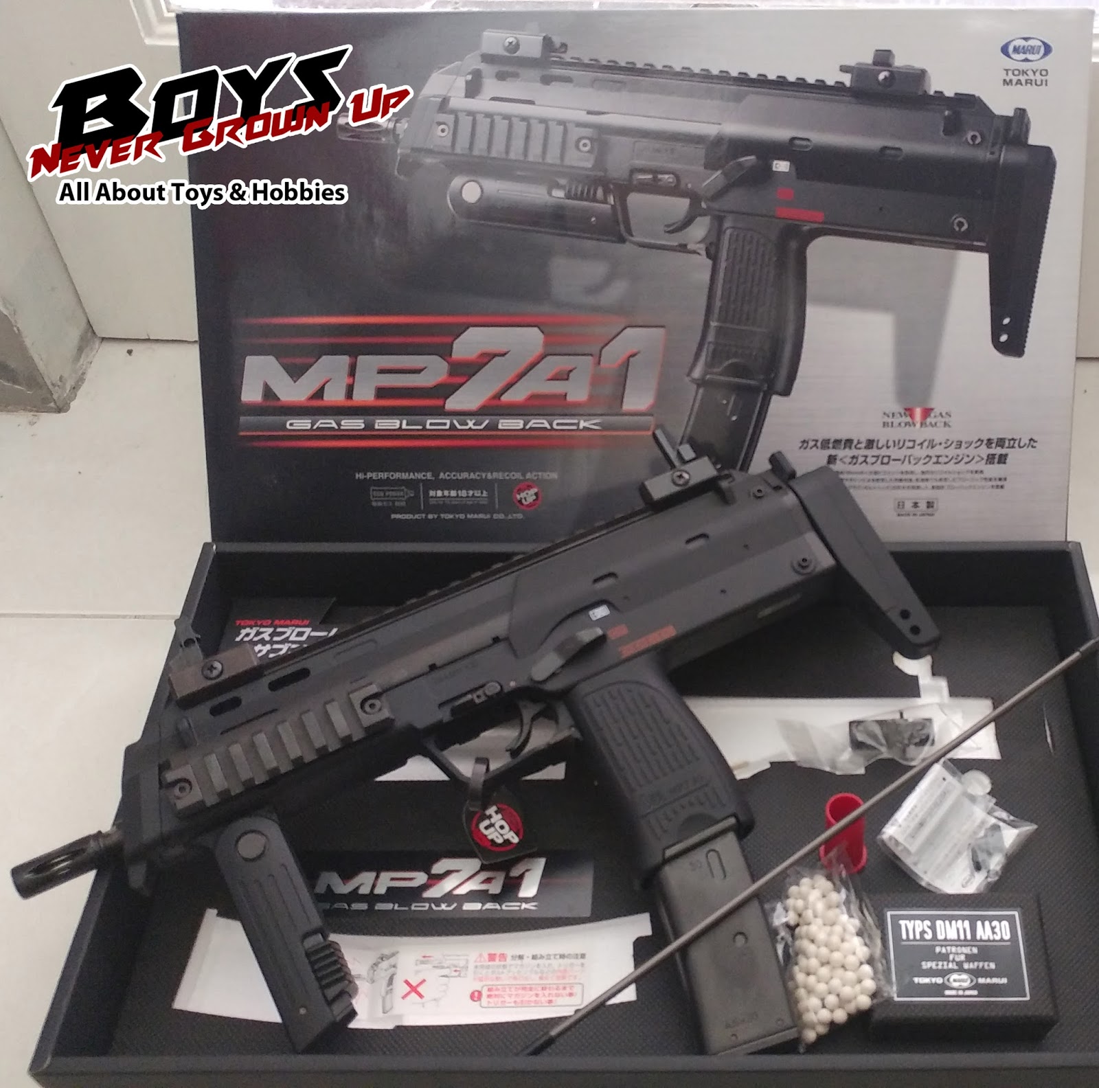 Boys Never Grown Up: Review : Tokyo Marui MP7 A1 GBB