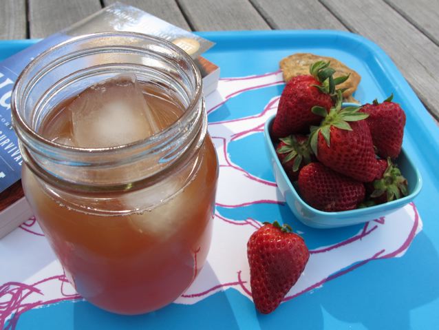 Dining Room Empire: Spring Afternoons (Recipe: Rhubarb Iced Tea)