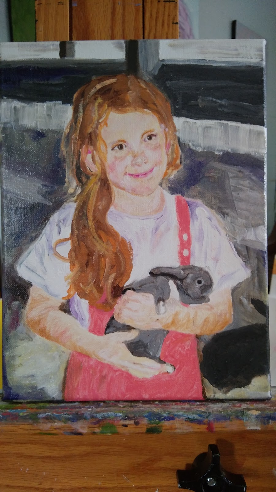 Sarah Hazel | Girl and Bunny