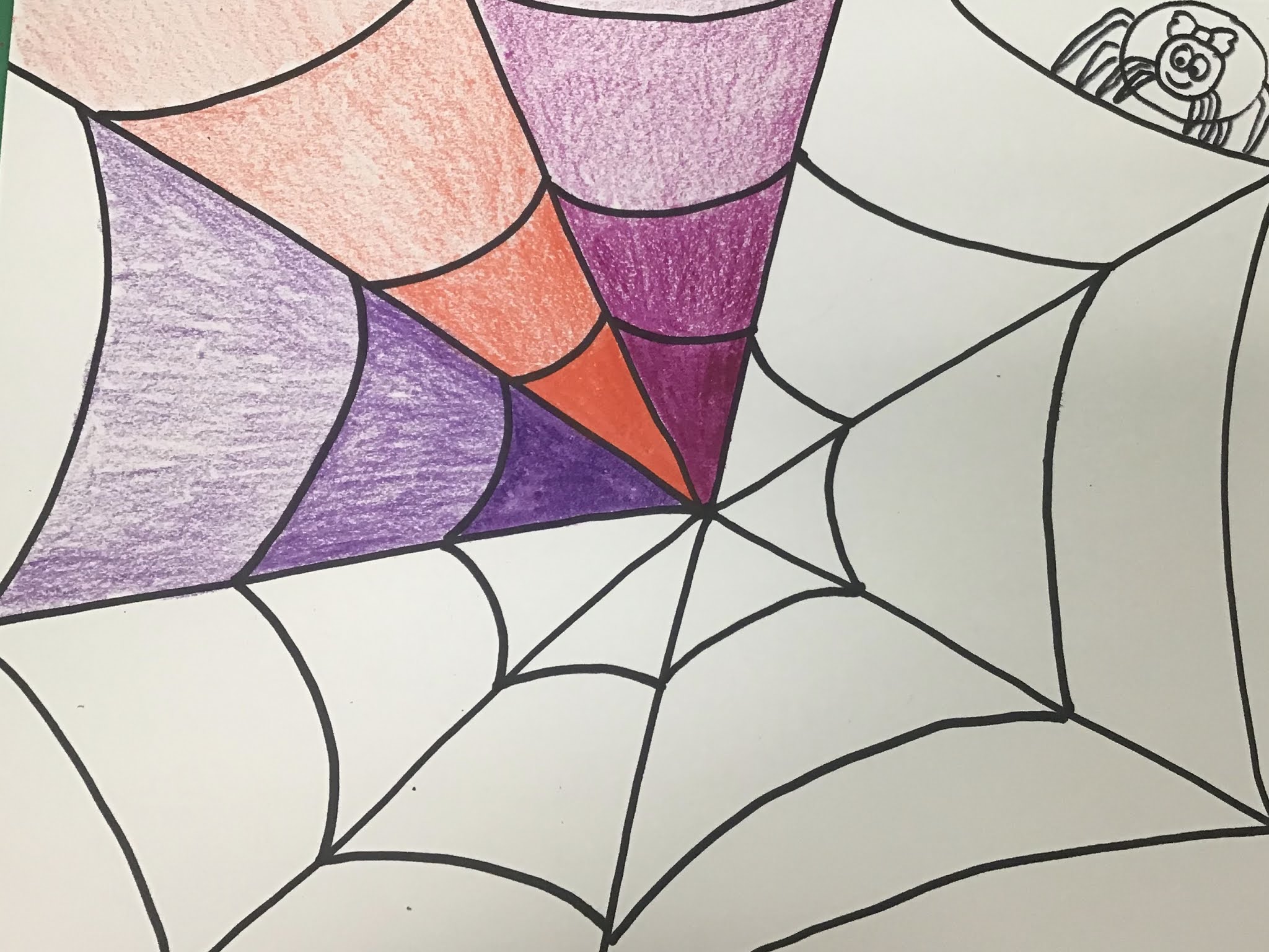 Art With Mr. E: Spider Web Value Study