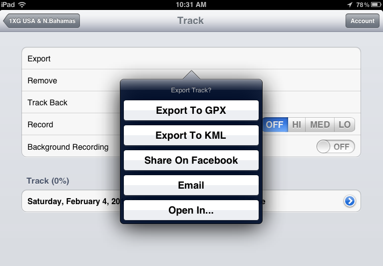 i-Marine Apps: iNavX Part 3: Routes and Tracks