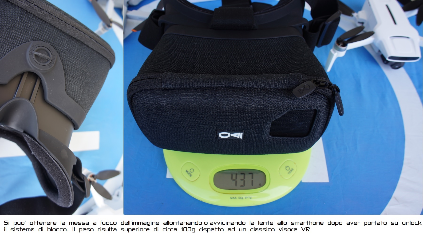 Con MagiMask piloti in FPV qualsiasi drone dotato di app ...