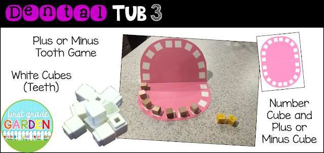 First Grade Garden: Health Explore Tubs - Dental Health