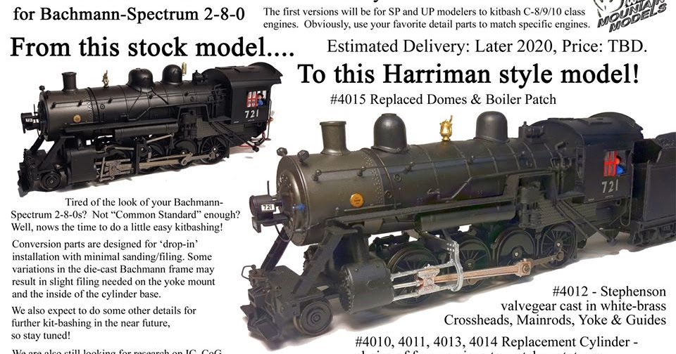 Models and Kitbashes by NightOwlModeler: Kitbashing SP 2-8-0 (Part 1 ...