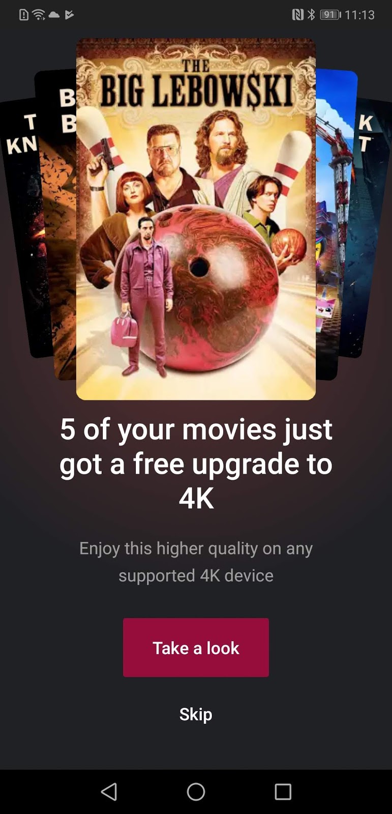 Google Play Movies upgrades some movies to 4K for free for you
