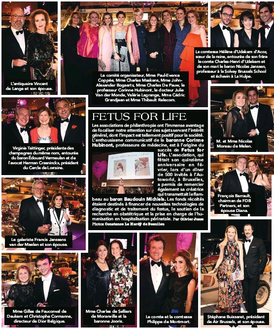 Queen Mathilde: Family: Hélène & Charles-Henri at Charity Gala